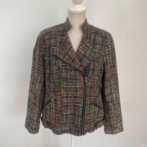 Coldwater Creek | Jackets & Coats | Coldwater Creek Black Multi Colored ...